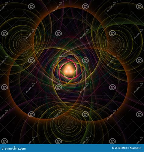 Fractal Orbits Stock Image Image Of Color Center Symmetry 261848483