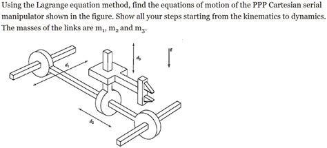 Using The Lagrange Equation Method Find The Equations Of Motion Of The Ppp Cartesian Serial