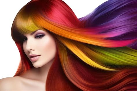 Premium Ai Image Hair Colors Palette