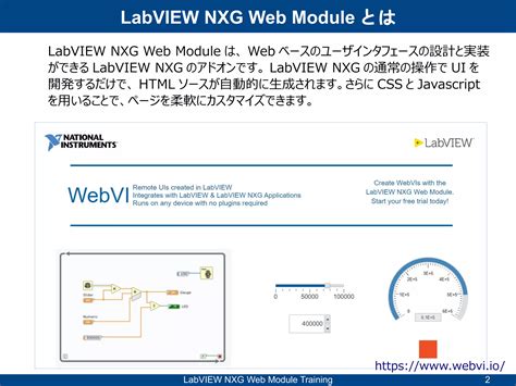 Labview Nxg Web Module Training Slide Pdf Web Development Internet