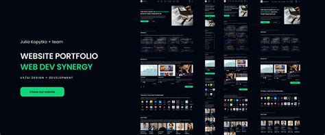 Website Portfolio Uxui Design Development Behance