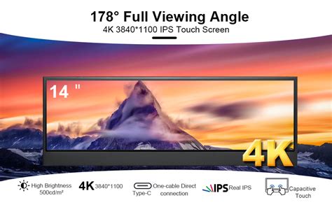 Mua K UHD IPS X Stretched Bar Touch Screen Display Monitor For Laptop Computer PC