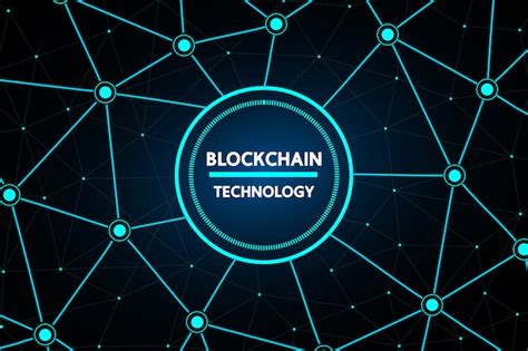 Premium Vector Blockchain Abstract Technology
