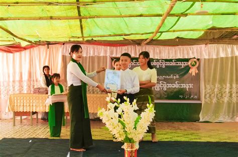 ပိုင်ကျုံမြို့၊ အ မ ကမိုးနိုင်းတောင်ကျောင်း၌ ကျောင်းဆောင်သစ်ဖွင့်ပွဲနှင့် ၂၀၂၃ ၂၀၂၄ ပညာသင်နှစ