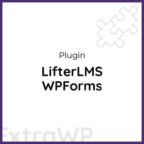Lifterlms Wpforms Extrawp
