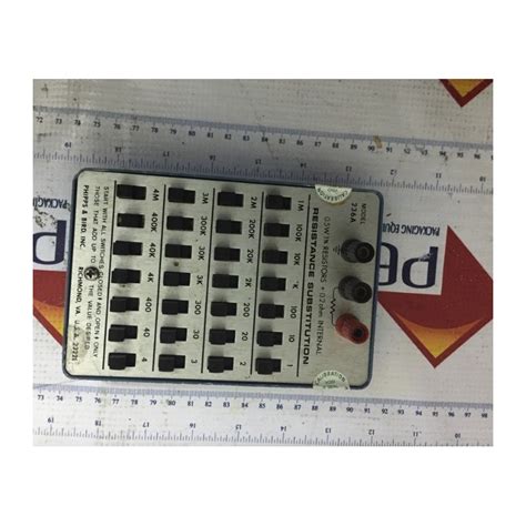 Phipps And Bird Capacitance Substitution Box Model 236a
