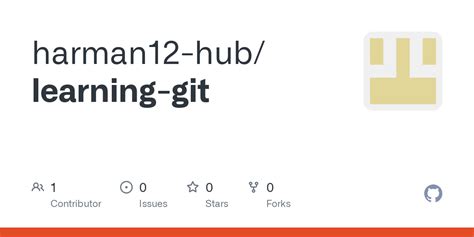 GitHub Harman Hub Learning Git