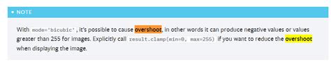Docs Terpolateuint8input Mode Bicubic Overshoot