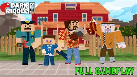 Dark Riddle PIXEL MODE Instructions On How To Play The Levels Horror Game Play Part 2 YouTube