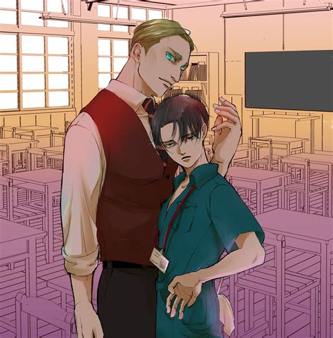 Levi And Erwin Smith Shingeki No Kyojin Drawn By Harurunhol Danbooru