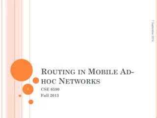 PPT Routing Protocols In Mobile Ad Hoc Network PowerPoint Presentation ID