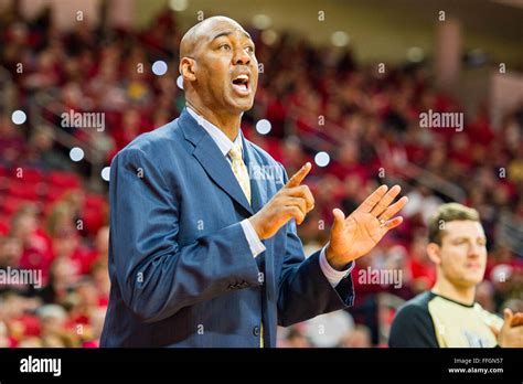 North Carolina Usa 13th Feb 2016 Wake Forest Head Coach Danny Manning During The Ncaa