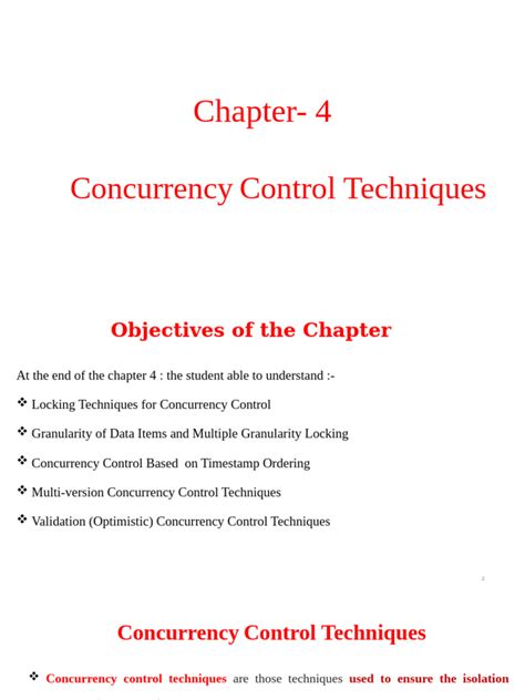 Ch 4 Concurrency Control Pdf Databases Database Transaction