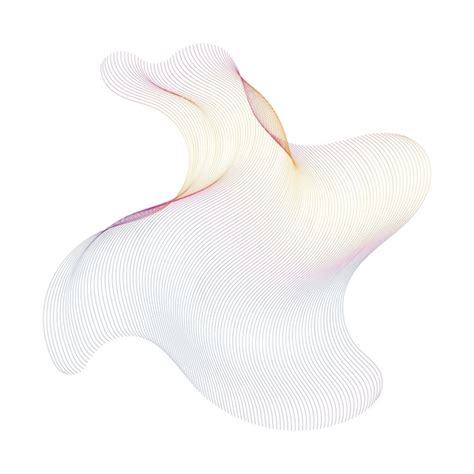 dynamic amorphous shapes abstract fluid forms liquid shapes made lines