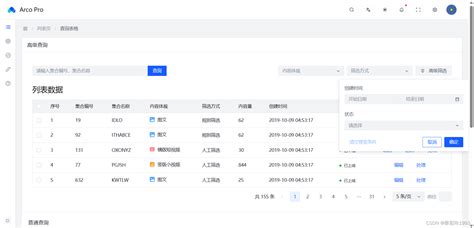 基于arco Design组件库vue3 Protable、tablelist组件arco Design Vue Csdn博客