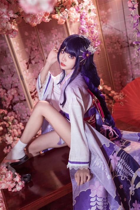 Aiwest Cosplay Raiden Shogun Genshin Impact Photos Cosplaytele