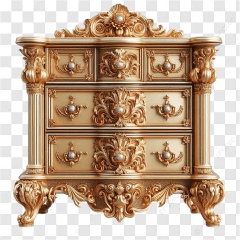 복잡한 디자인의 서랍이 포함된 금 상자 복잡한 디자인의 금 상자 서랍 포함 금 Png 일러스트 및 이미지 에 대한 무료 다운로드 Pngtree