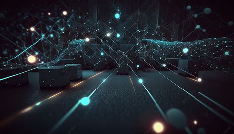 High Tech Network Communication Data Electronic Circuit Advertising Background High Tech