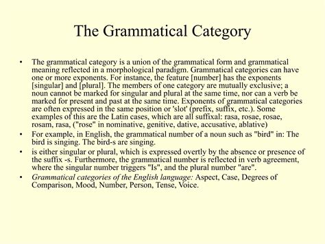 The Problem Of Categorization In Linguisticsppt