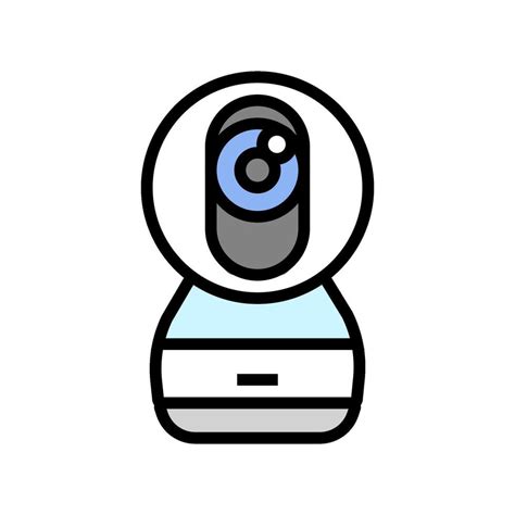 Security Camera Smart Home Color Icon Illustration 57813576 Vector Art At Vecteezy