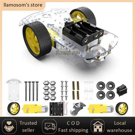 【cod Fast Shipping】 50pcs 10pcs 1pcs New 2wd Smart Robot Car Chassis