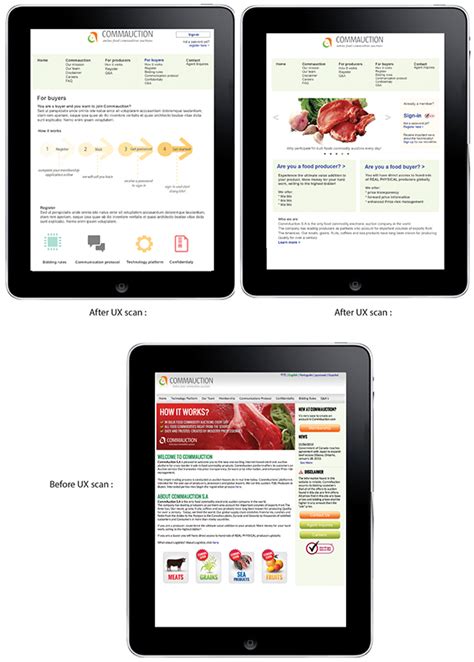 Ux Design Scan On Behance