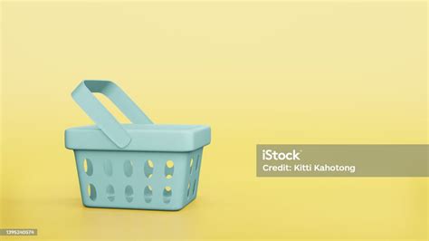 빈 쇼핑 바구니 플라스틱 숍 3d 렌더링 3차원 형태에 대한 스톡 사진 및 기타 이미지 3차원 형태 고객 구매 Istock