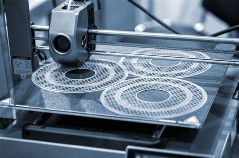 Process Of Printing On 3d Printer 3d Printer Creating Model From