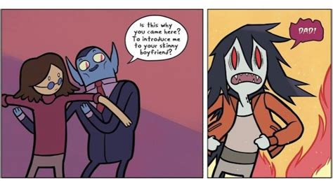 Simon Meets Marcelines Dad From Simon And Marcy Adventure Time Comic Adventure Time Cartoon