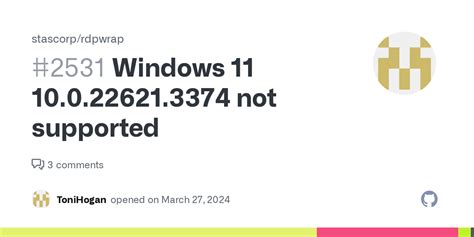 Windows 11 100226213374 Not Supported · Issue 2531 · Stascorp