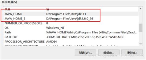 window10 安装java11 并可以和java8进行自由切换 jdk 切换 csdn博客