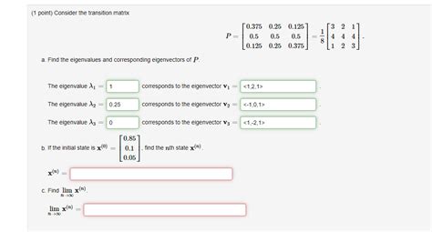 Solved Please Tell Me What To Enter For Part B And C And The Chegg Com