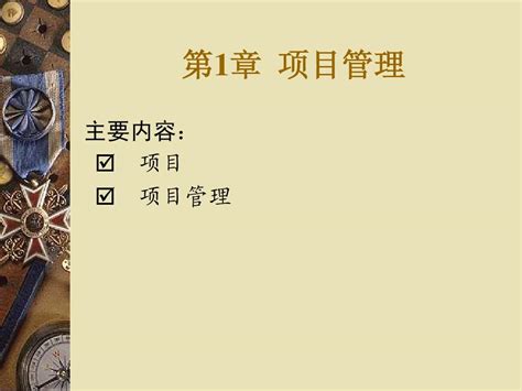 第1章 项目管理word文档在线阅读与下载无忧文档