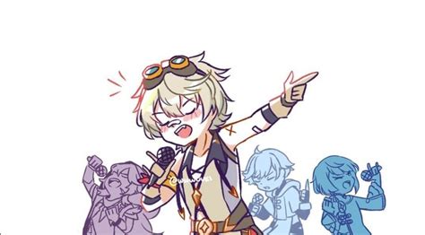 Character Art Character Design Ayato Albedo Fandoms Bennett Fanart Razor Memes