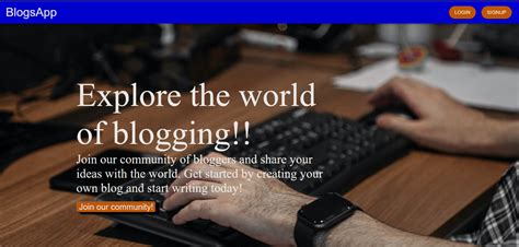 Github Prabhatacharya Mern Blog App Explore The World Of Blogging Join Our Community Of