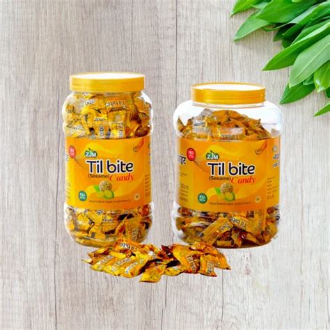 Zjm Cream Til Candy Sesame Candy Packaging Type Plastic Jar