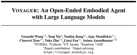 Ml Voyager An Open Ended Embodied Agent With Large Language Models By Ming Hao Hsu Medium
