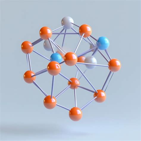 3d Topology Icon Layout Of Network Nodes Illustration Logo Premium Ai Generated Image