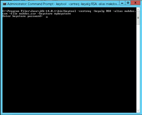 Windows Apache Tomcat Csr Oluşturma Makdos Blog