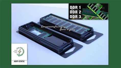 ram dram container case for ddr3 ddr2 dimm anti static lot of 25 40 80 150 ebay