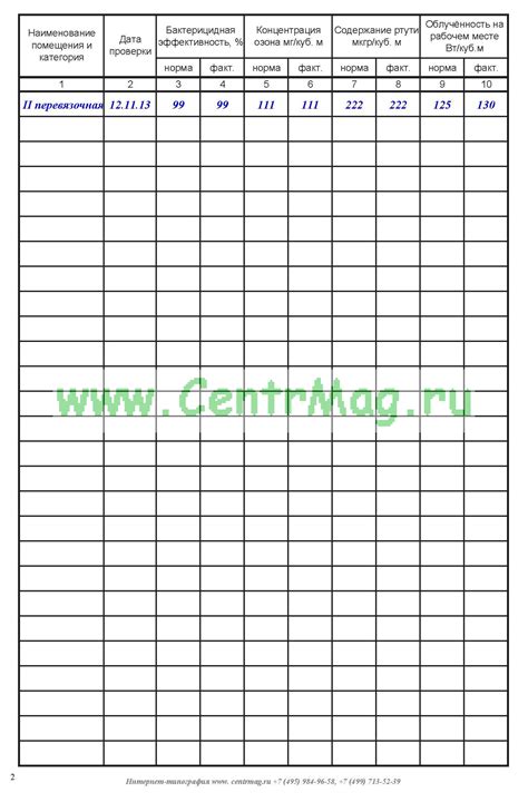 Образец заполнения журнала арматурных работ - Фото подборки