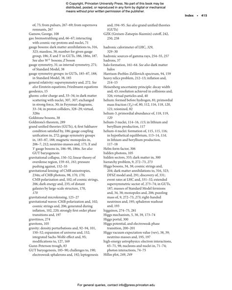 Particle Cosmology And Astrophysics Princeton University Press