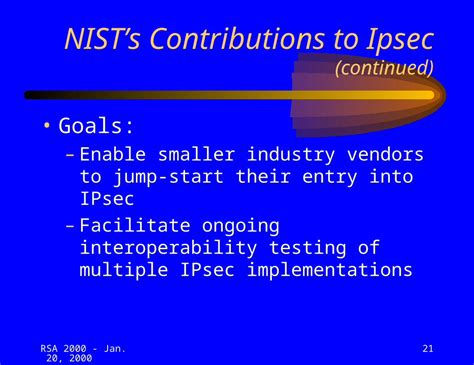 Ppt Implementing And Testing Ipsec Nists Contributions And Future