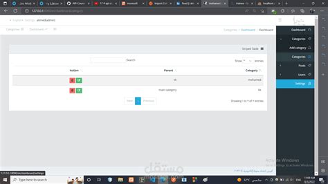 مدونة الكترونية مترجمة عربي وانجليزي تحتوي علي لوحة تحكم للادمن مستقل