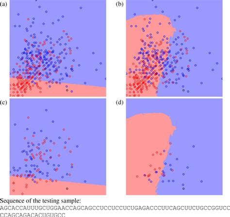 The Decision Boundary Plots Where A And C Are Generated By Svm And