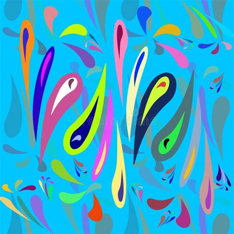 Абстрактная безшовная картина для девушек мальчиков одежд Иллюстрация вектора иллюстрации