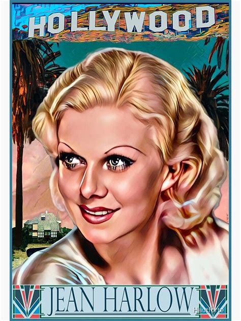 Jean Harlow Actress Hollywood Sex Symbol Art Print For Sale By