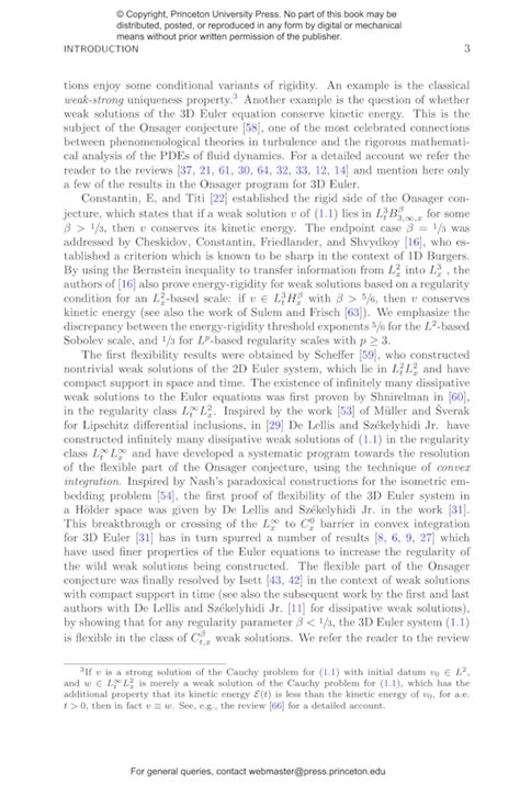 Intermittent Convex Integration For The 3d Euler Equations Princeton
