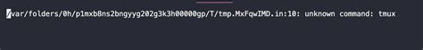 Error 10 Unknown Command Tmux · Issue 166 · Tmux Pluginstmux Yank · Github