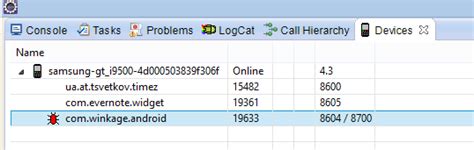Android Eclipse Not Automatically Starting The Debug Process Of Any